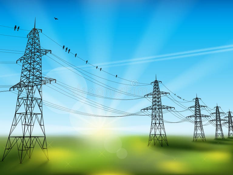 Power Line Stock Illustrations – 553,245 Power Line Stock Illustrations ...