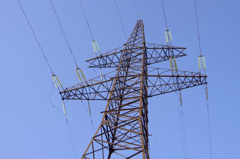 Power Line. Electrical Installation for the Transmission of Electricity ...