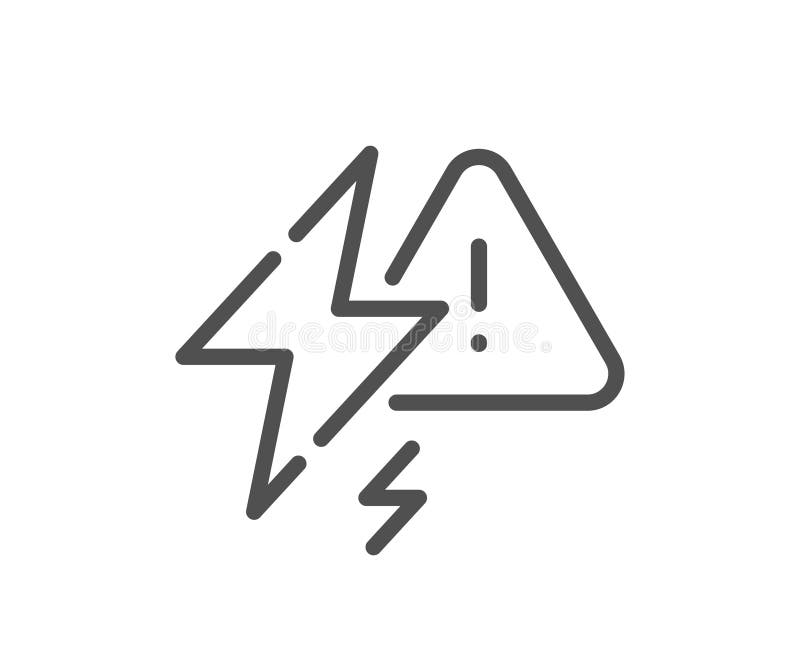 Power Line Icon. Flash Electric Energy Sign. Vector Stock Vector ... Power Line Icon. Flash Electric Energy Sign. Vector Stock Vector ...