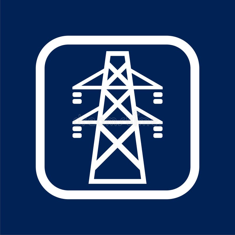 Power Line Icons set stock vector. Illustration of electrician - 165850853