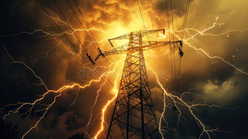 418 Lightning Transmission Line Stock Photos - Free & Royalty-Free ...