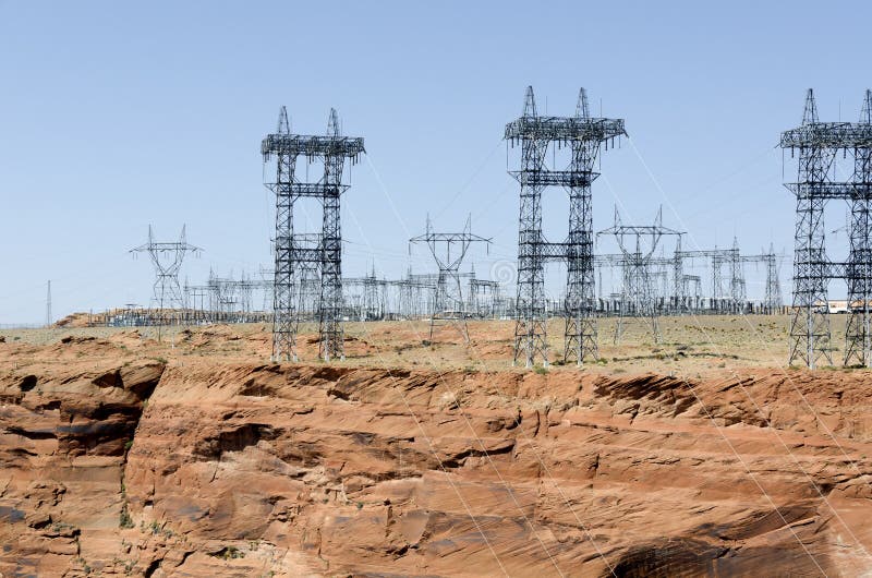 Power line in Page stock image. Image of united, line - 26377523