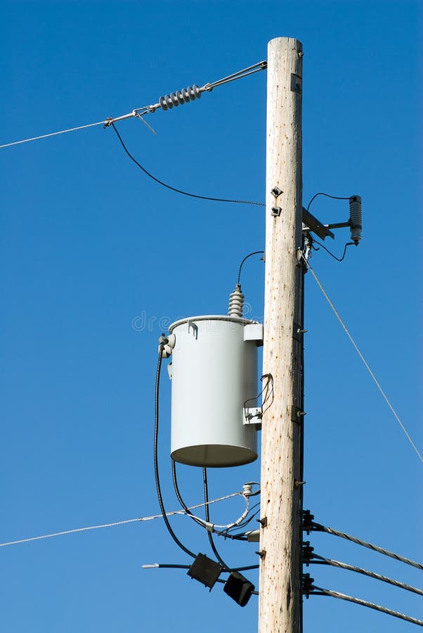 Power Line Pole stock image. Image of current, power, volts - 5271079