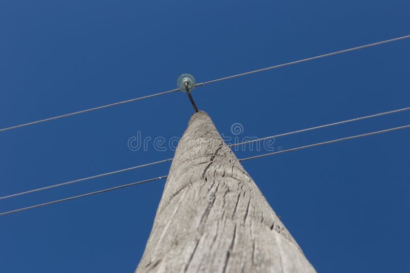 Power line support stock image. Image of blue, line, cable - 51451135