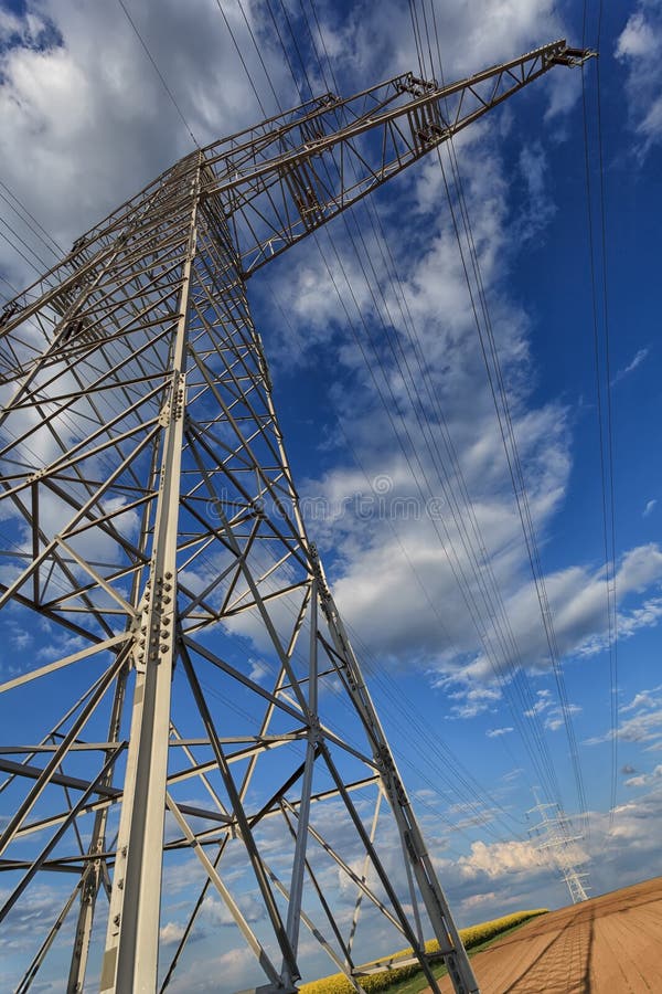 Power line stock image. Image of engineering, environment - 40375529