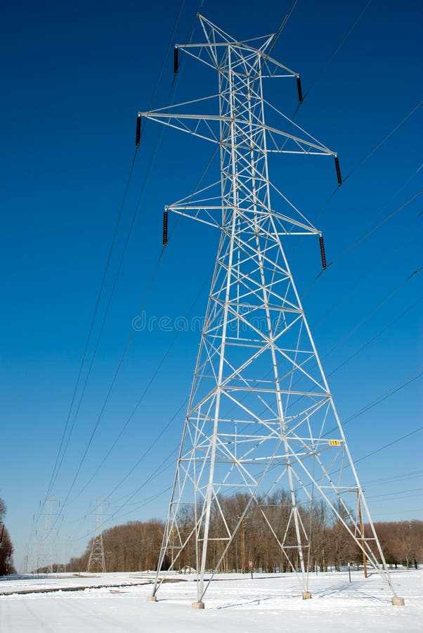 Power Line Tower Picture. Image: 8464976