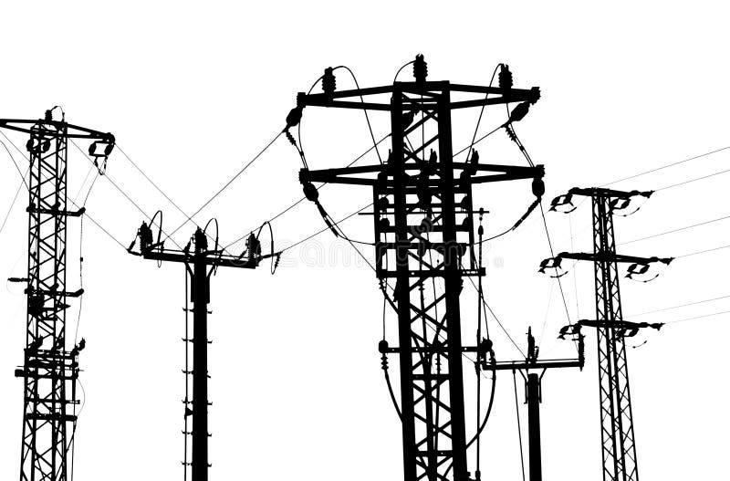Power Line stock photo. Image of industry, perspective - 42994760