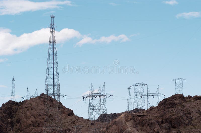 Power lines 10 stock photo. Image of hydroelectric, generator - 3438952
