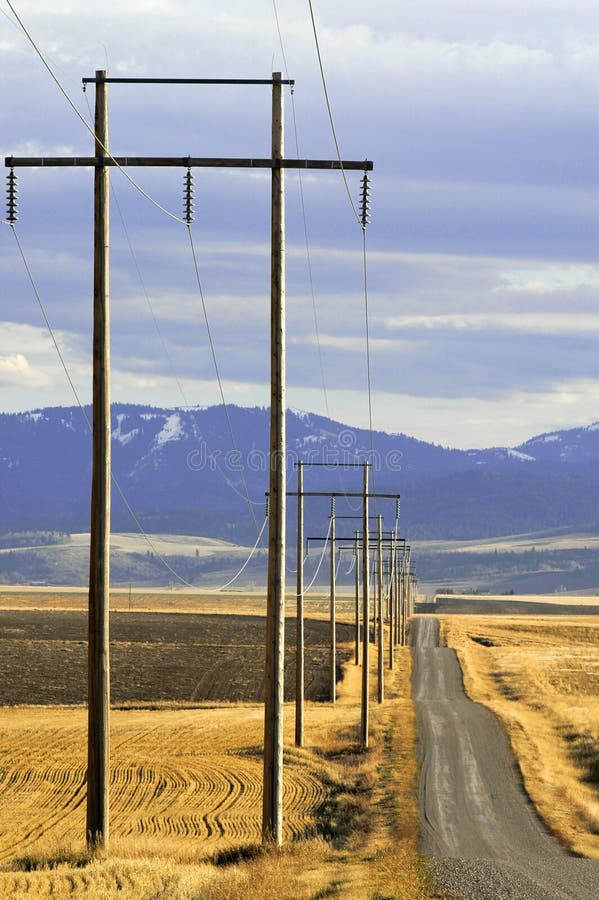 Power lines stock image. Image of energy, cloud, lines - 983517
