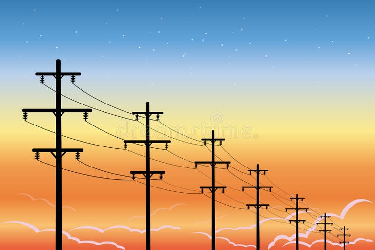 Overhead Power Lines Stock Illustrations – 2,091 Overhead Power Lines ...