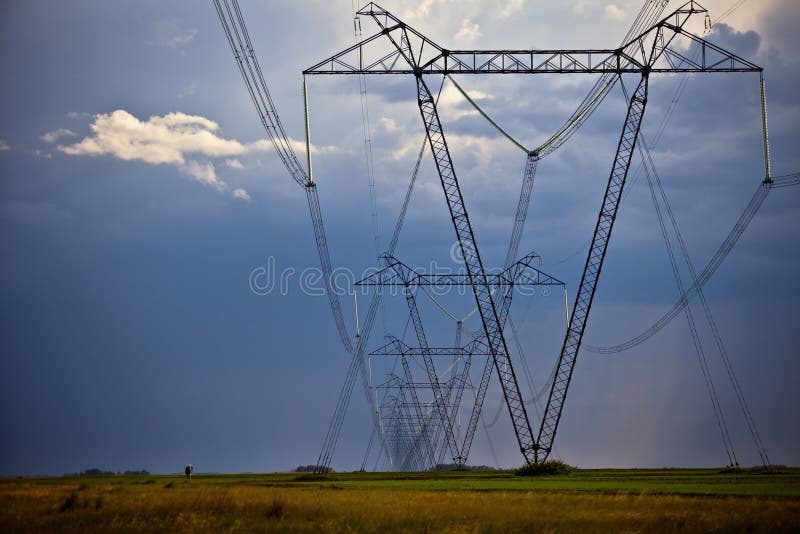Power lines stock photo. Image of electricity, lines - 19881250