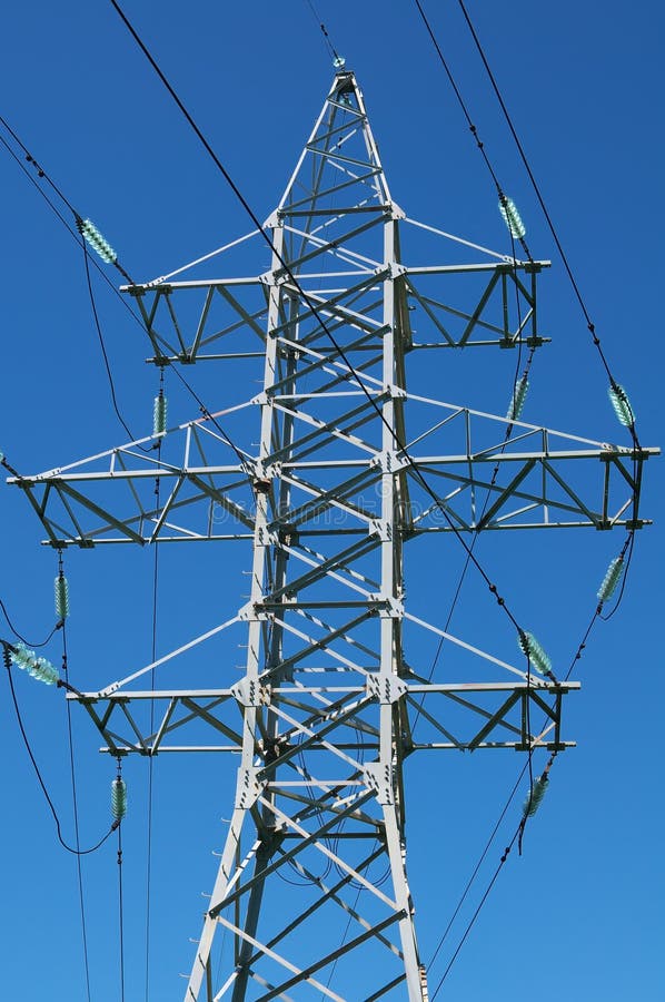 Power lines stock image. Image of tall, distribution - 20147689