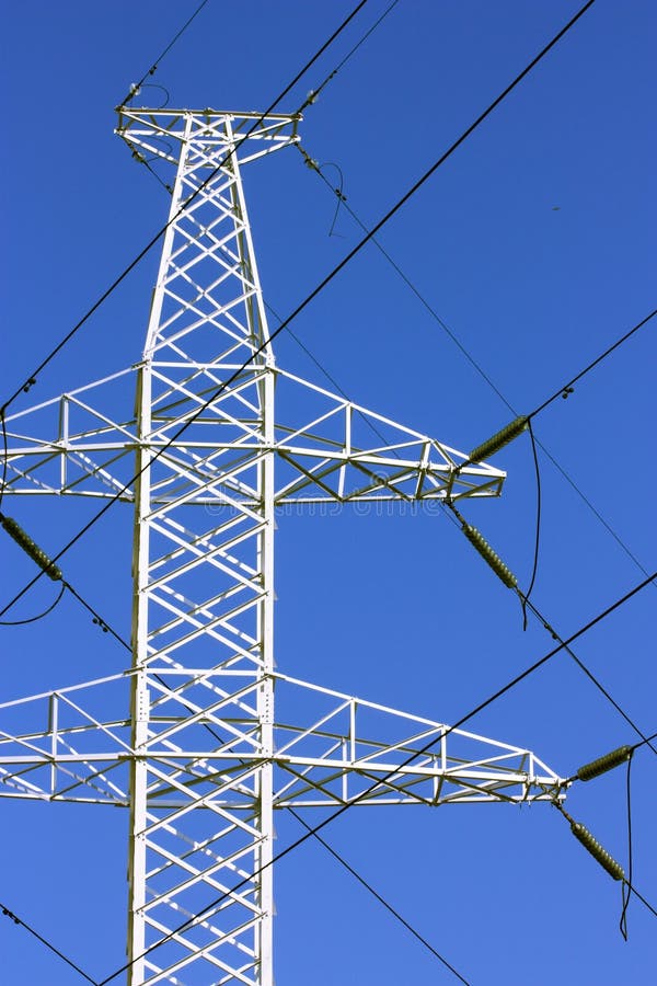 Electric power line stock photo. Image of construction - 3326846