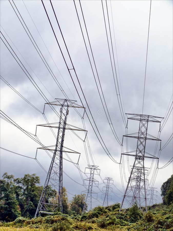 Power Lines stock image. Image of current, light, ignition - 43067