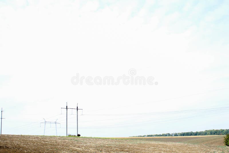 Power lines above stock photo. Image of beautiful, high - 167428328