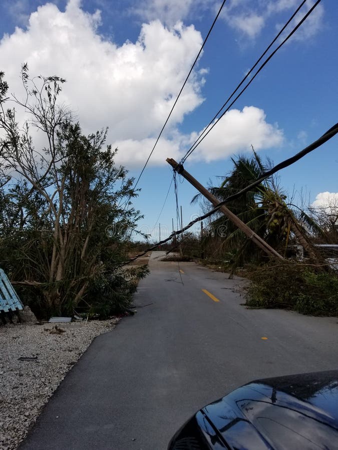 Hurricane powerline stock image. Image of severe, storm - 123857985
