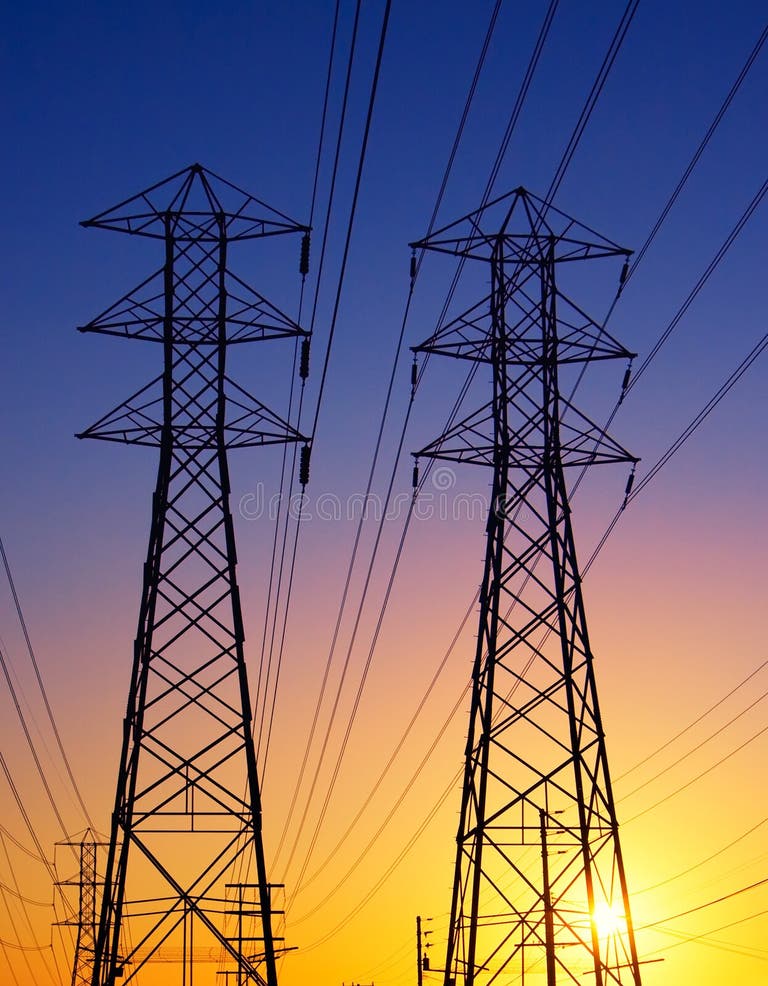 16,844 Sunset Power Lines Stock Photos - Free & Royalty-Free Stock ...