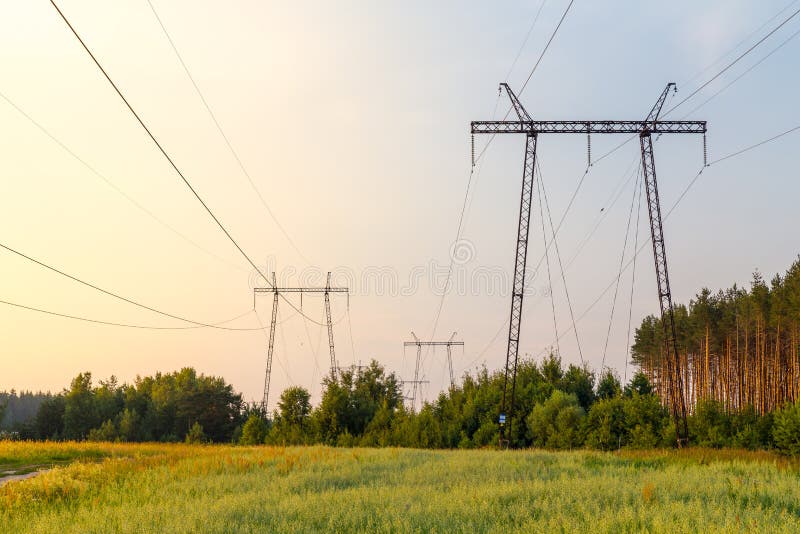 Power lines stock photo. Image of electrical, alternative - 74127596