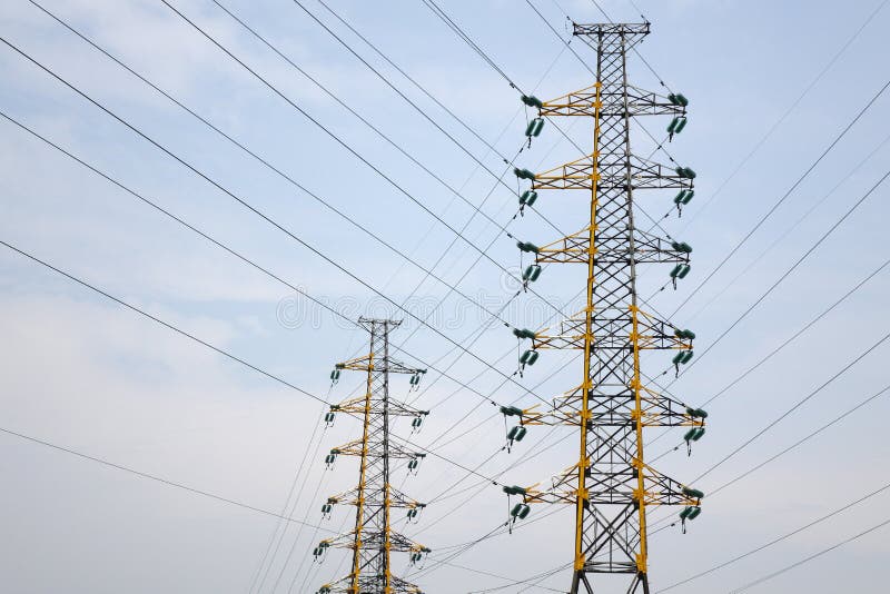 Power lines stock image. Image of generation, cupper - 42023869