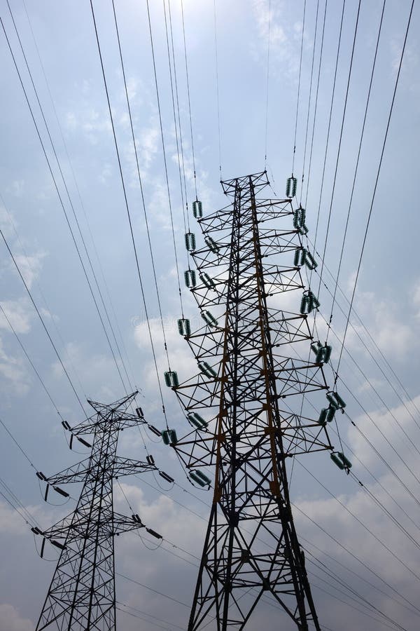 Power lines stock photo. Image of generator, environment - 42029022