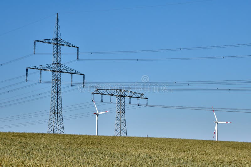113 Wind Turbine Overhead Lines Stock Photos - Free & Royalty-Free ...