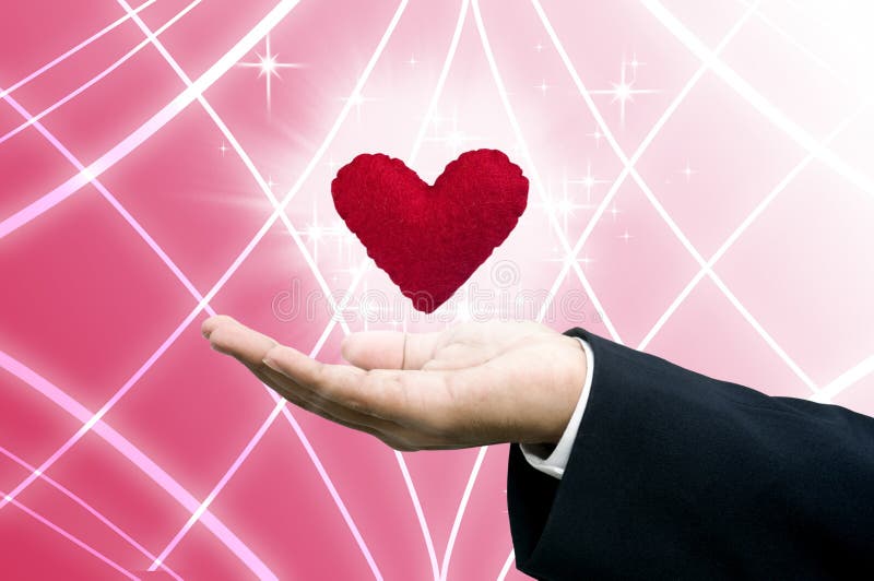 Power of love stock image. Image of heart, beautiful - 23032283