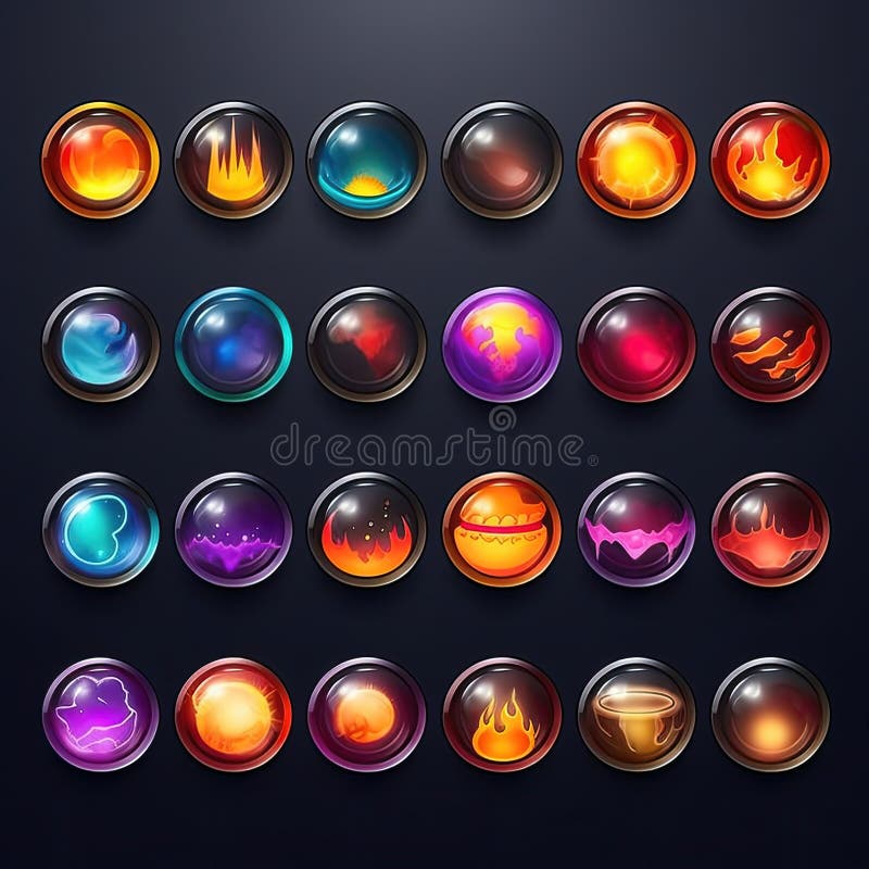 Power Magic Sphere Game Ai Generated Stock Illustration - Illustration ...