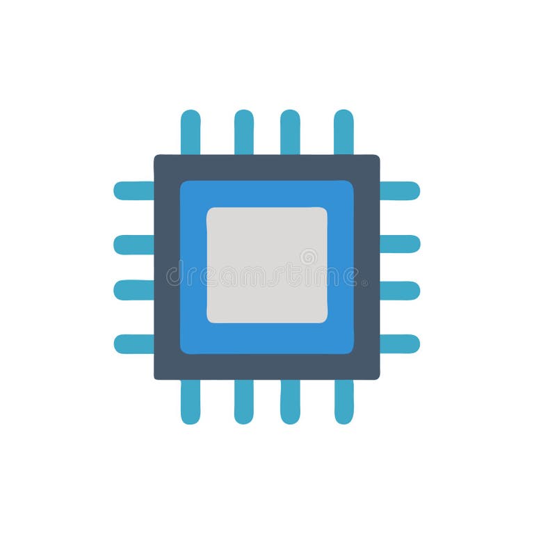 Power Management IC Icon Design Stock Photo - Illustration of ...