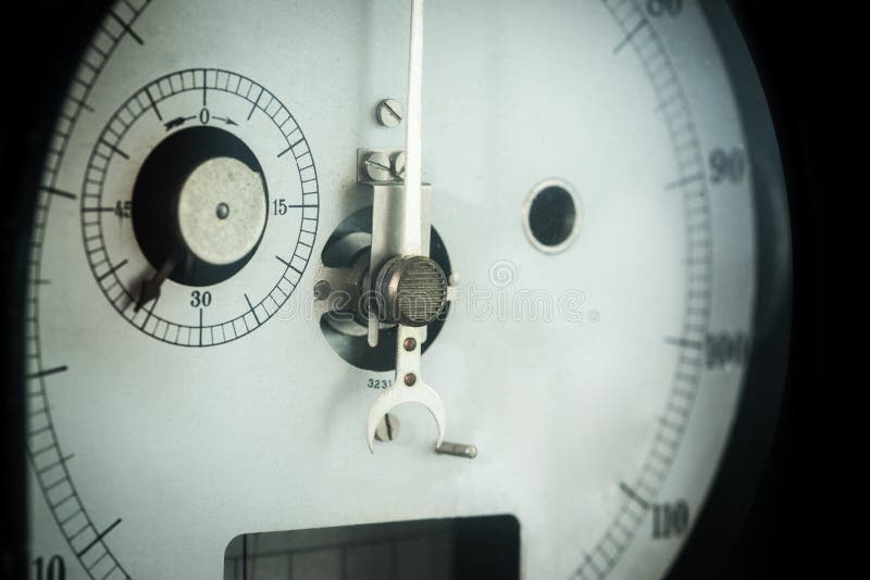 Power meter clock face stock photo. Image of gauge, measure - 60339732