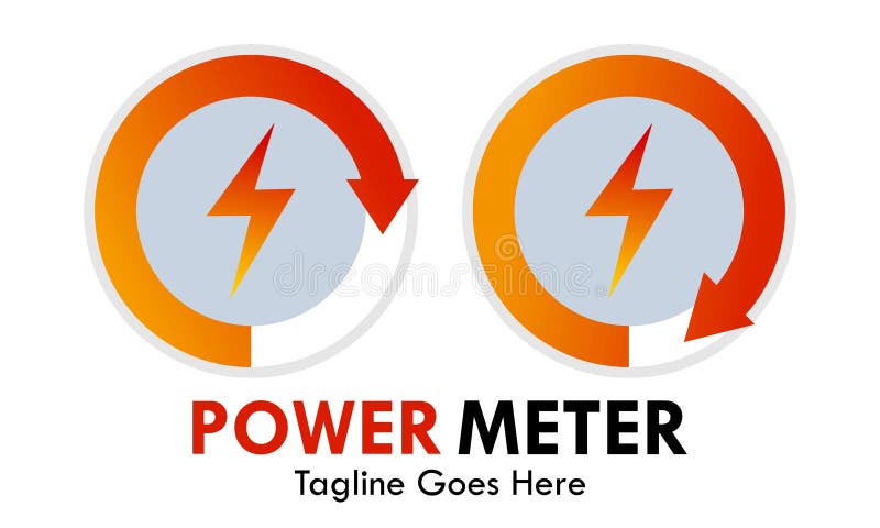 Power meter stock vector. Illustration of circle, equipment - 263391421