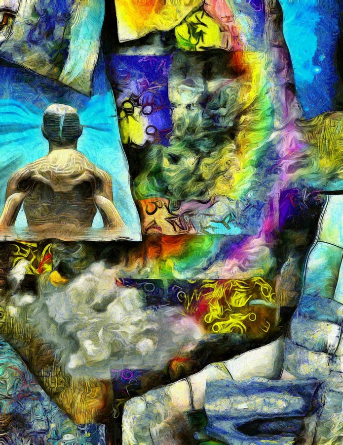 Power of Mind stock illustration. Illustration of elegance - 253142493