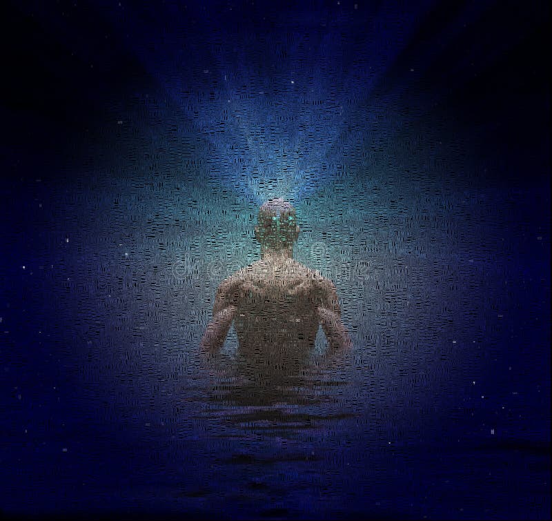 The power of mind stock illustration. Illustration of contemporary ...