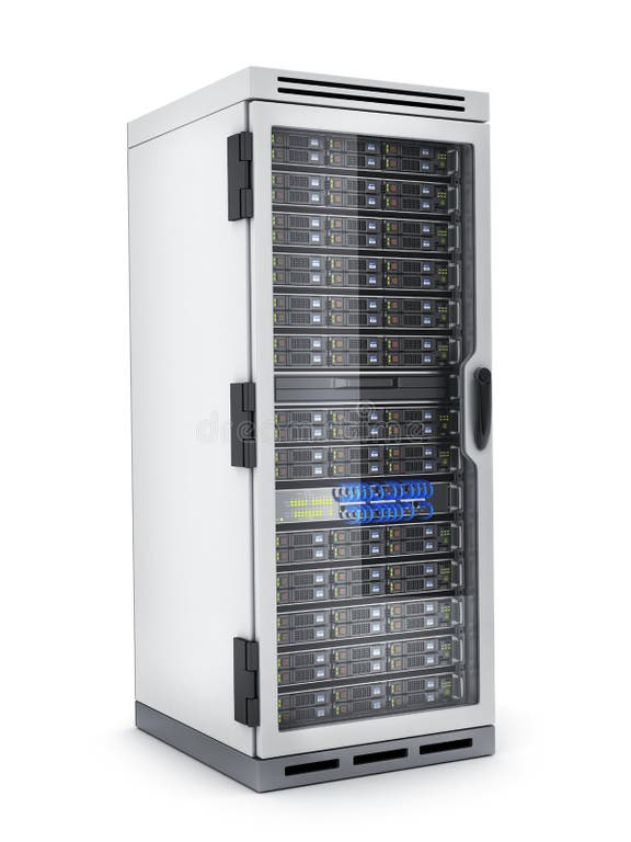 Power modern server only stock illustration. Illustration of data ...