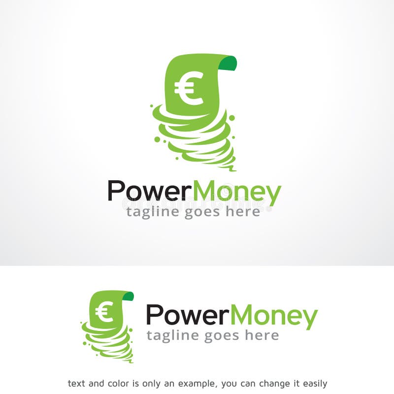 Power Money Logo Template Design Vector Stock Vector - Illustration of ...