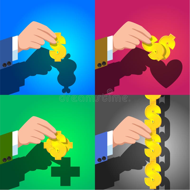 Power money stock illustration. Illustration of figure - 50990289