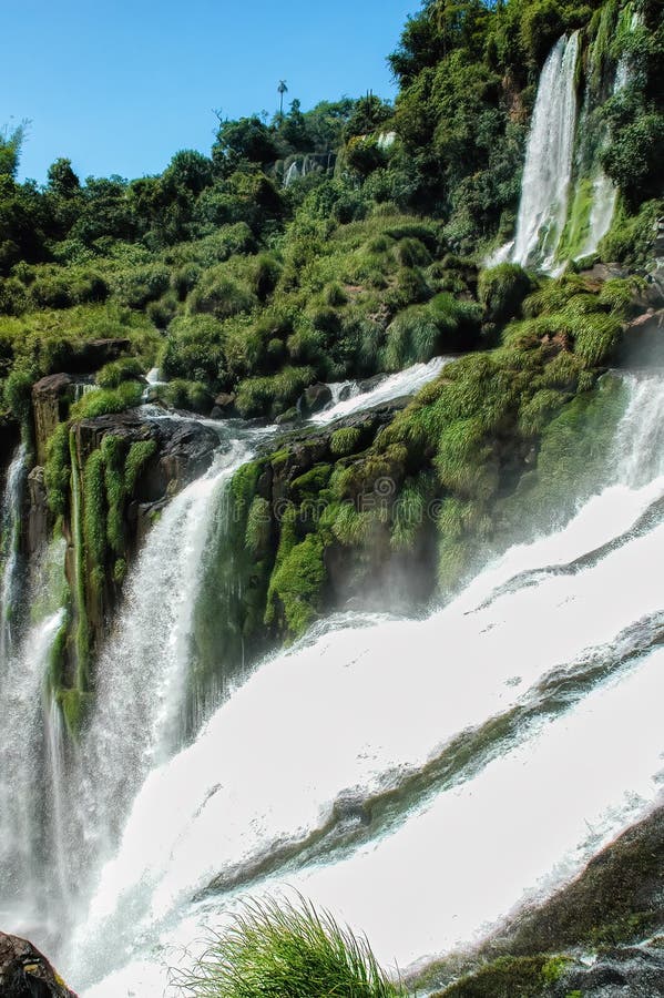 Power of Mother Nature Demonstrated by a Waterfall Stock Image - Image ...