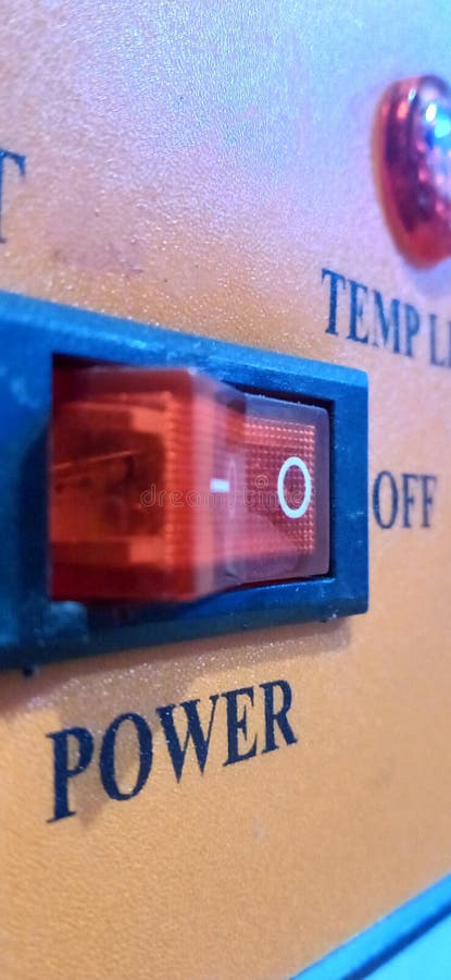 The Power on/off Button is Used To Connect and Disconnect an Electric ...