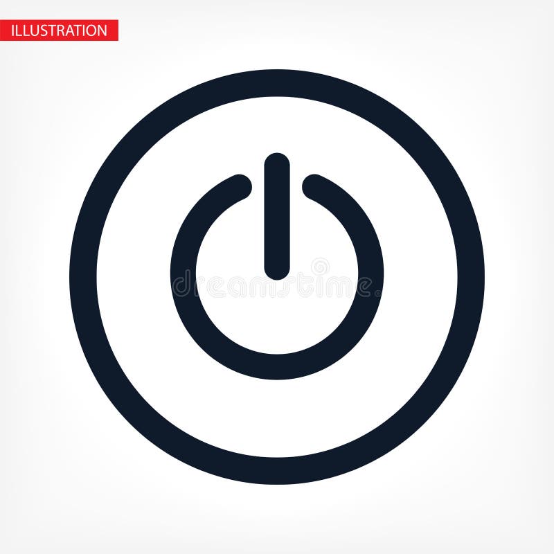Power Off Icon Vector. Lorem Ipsum Flat Design JPG Stock Photo - Image ...