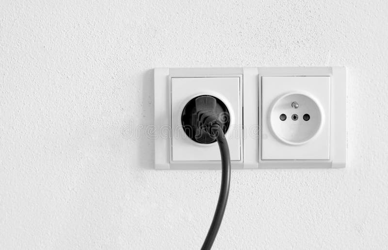 Power outlet stock photo. Image of grounded, double, efficiency - 11355058