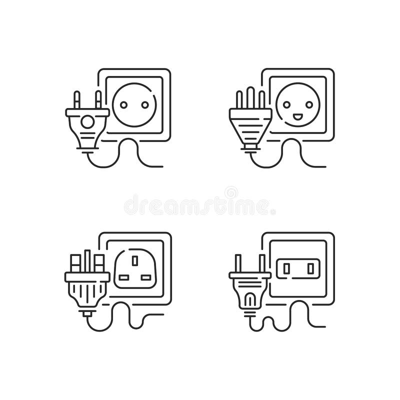 Power Outlet Types Stock Illustrations – 339 Power Outlet Types Stock ...