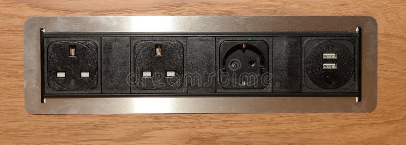 Power outlets stock photo. Image of three, outlet, socket - 102864964