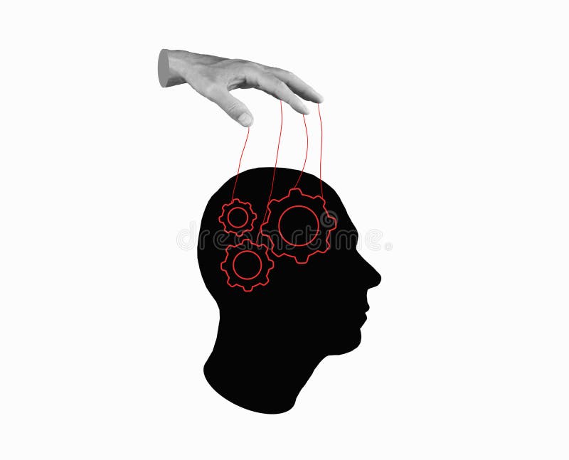 Mind manipulation concept. stock image. Image of brainwash - 249449495
