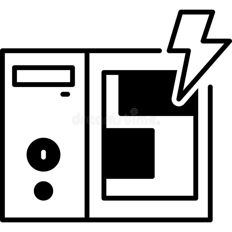 Power PC stock vector. Illustration of business, artwork - 359742771