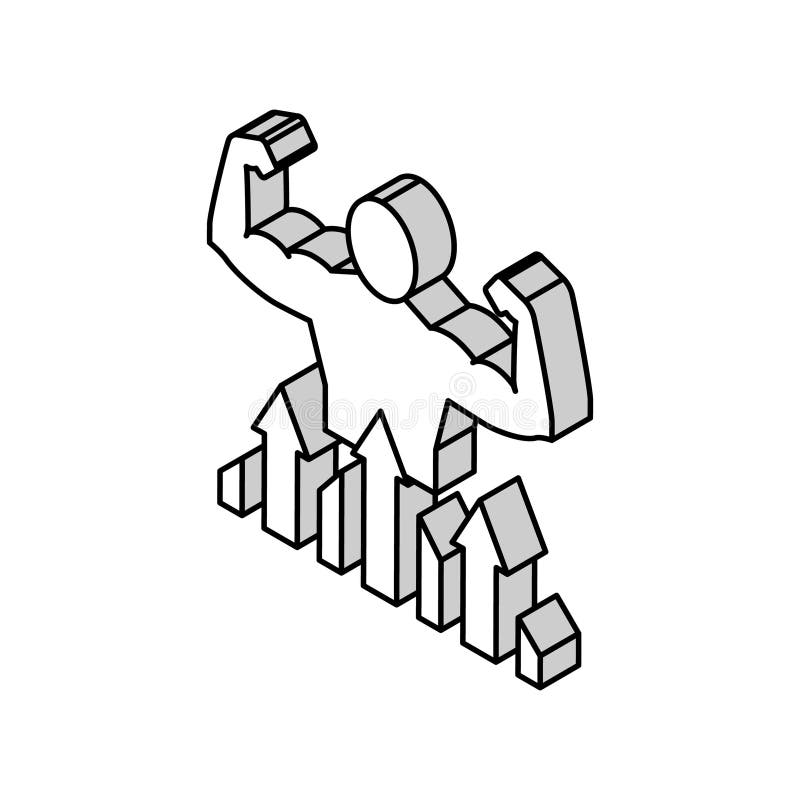 Power People Value Isometric Icon Vector Illustration Stock Vector ...