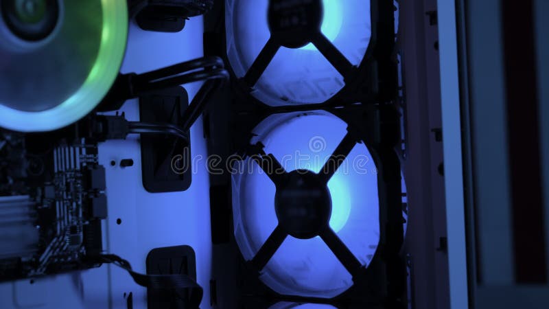 Power Off of Personal Computer, Cooling Unit with the Fan of the ...