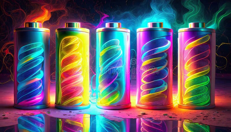 Power Pinnacle: an Illustration Showcasing the Summit of Battery ...