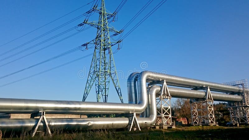 Power Pipes stock image. Image of liquid, bend, electricity - 44440977