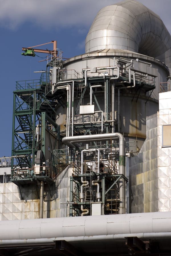 Gas turbine SCR and stack stock photo. Image of line - 46890290