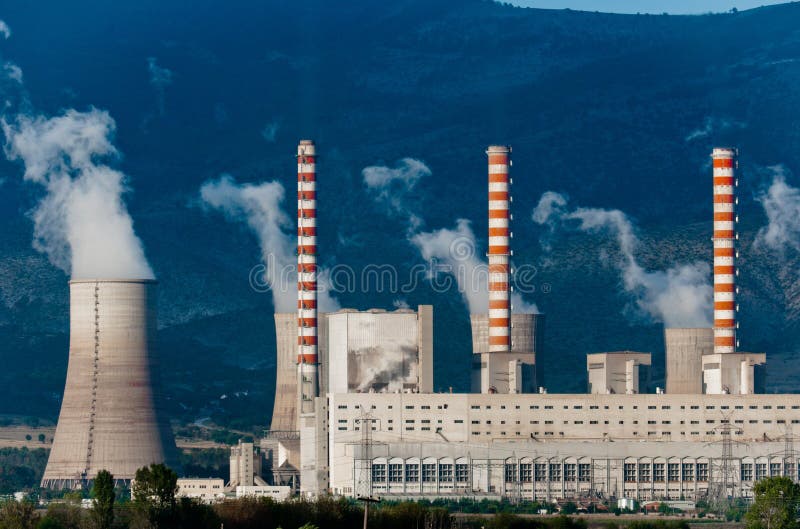 Power plant stock image. Image of field, industry, power - 23133315