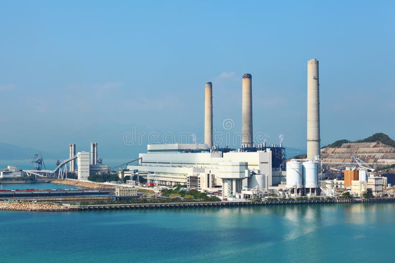 Power plant stock image. Image of industry, power, station - 23846629